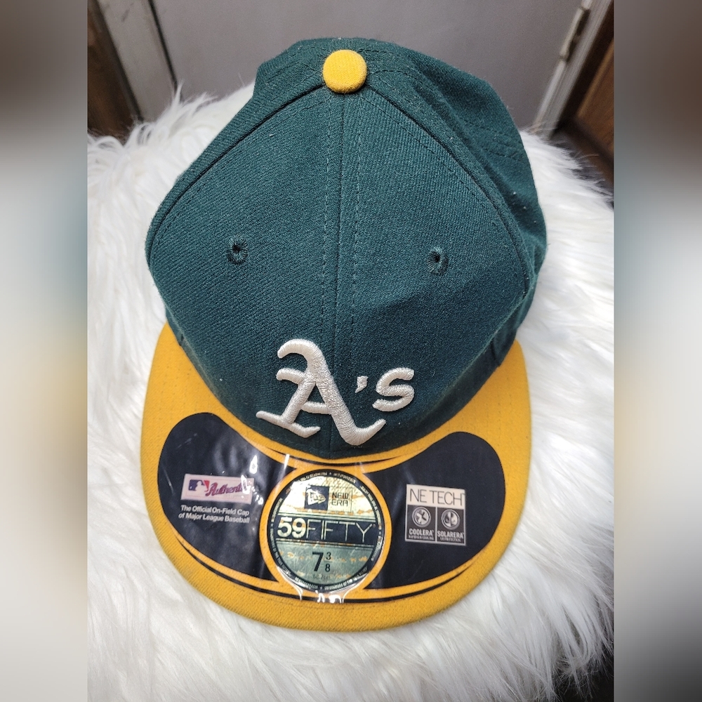 Authentic New Era A's Baseball Cap - Gem